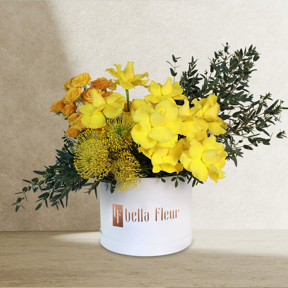 Flowers in a Box Dubai - Premium Floral Boxes | Bella Fleur Signature ...