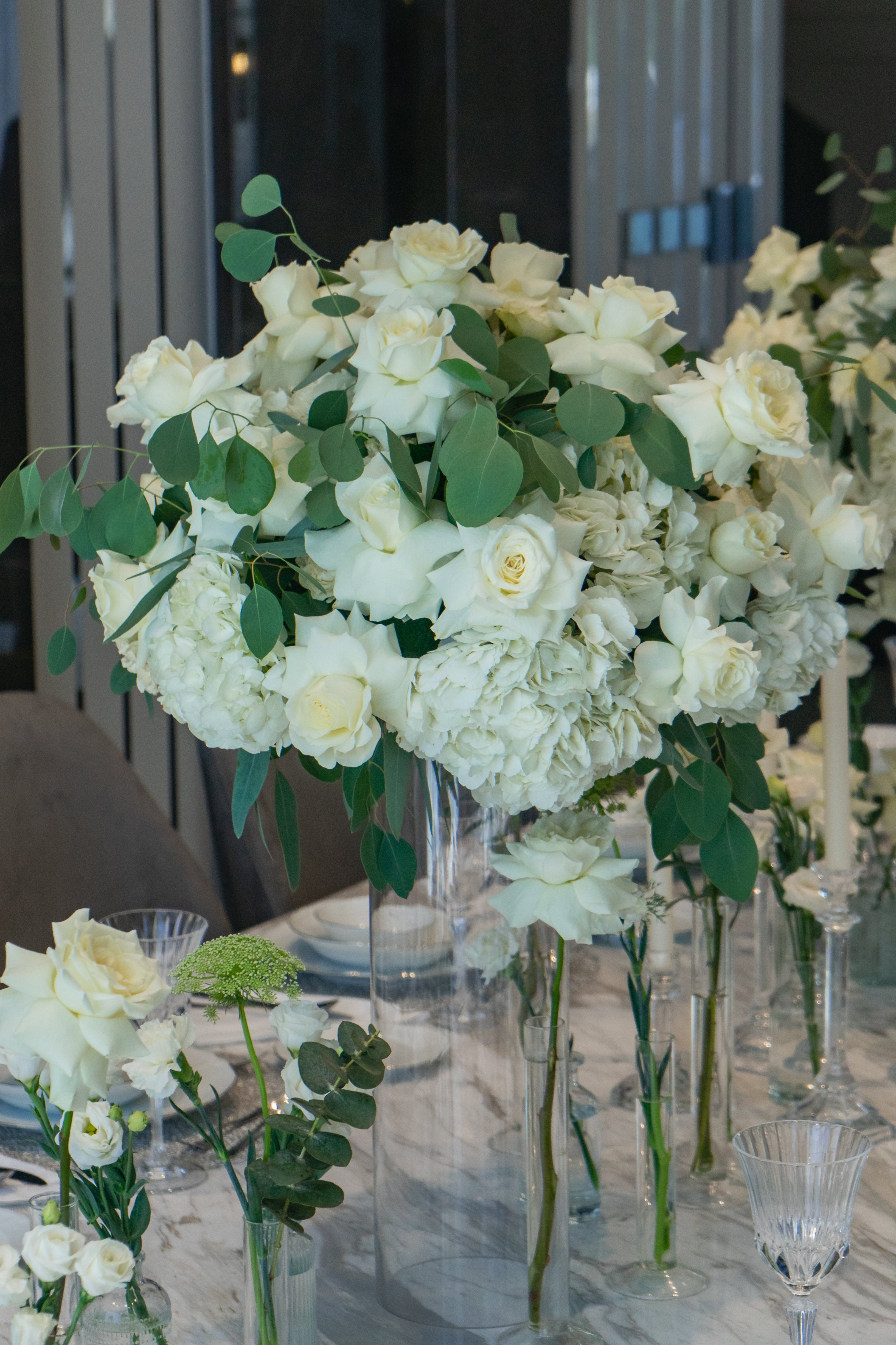 Floral Table Arrangement Service | Custom Designs by Bella Fleur ...
